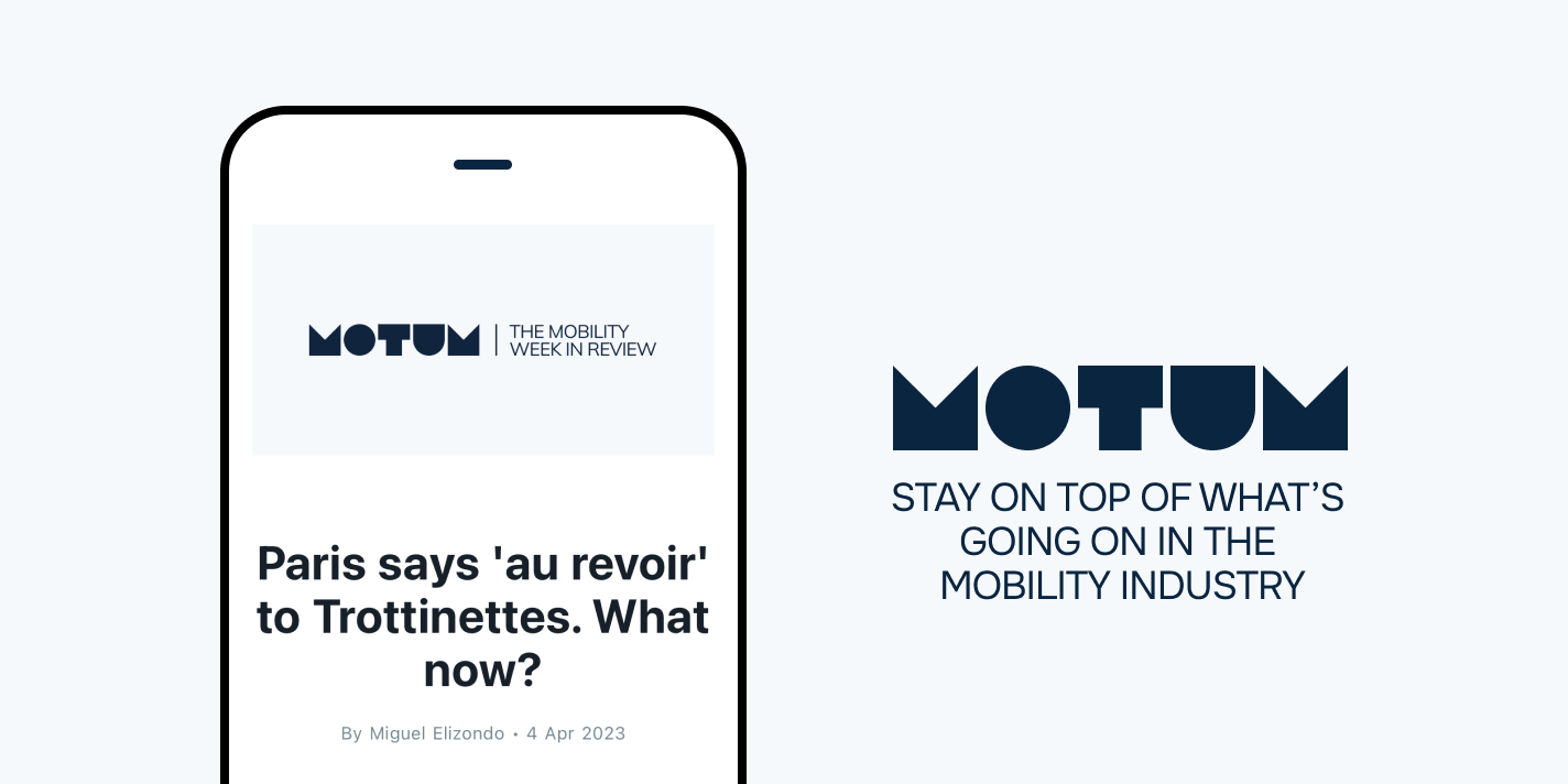 MOTUM: your go-to newsletter for mobility industry news and insights